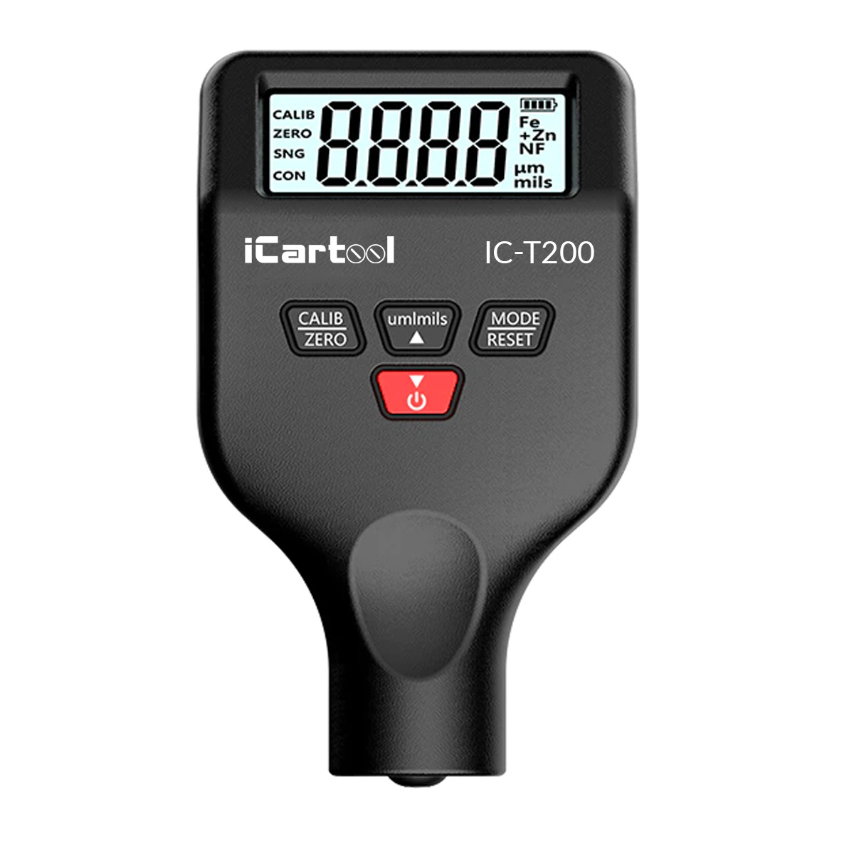 Толщиномер лакокрасочных покрытий Fe+Zn/Fe/NFe iCartool IC-T200 [IC ...